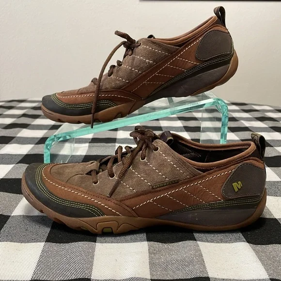 Merrell | Shoes | Merrell Mimosa Lace Cocoa Brown Suede Leather Lace Up ...
